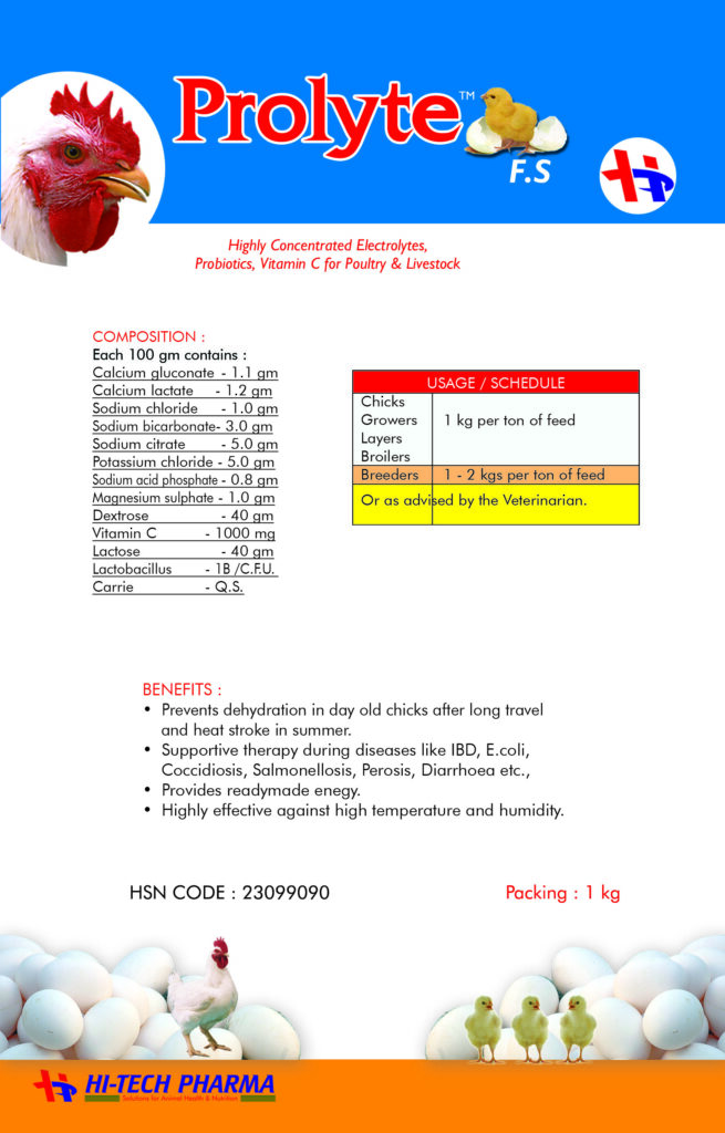 Prolyte-FS: Hydration Support for Chicks