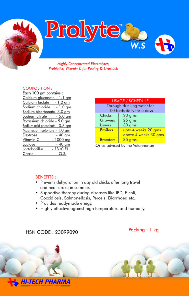 Prolyte-WS: Essential Hydration for Poultry