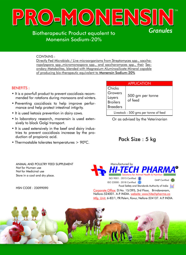 Pro Monensin - Hi-Tech Pharma